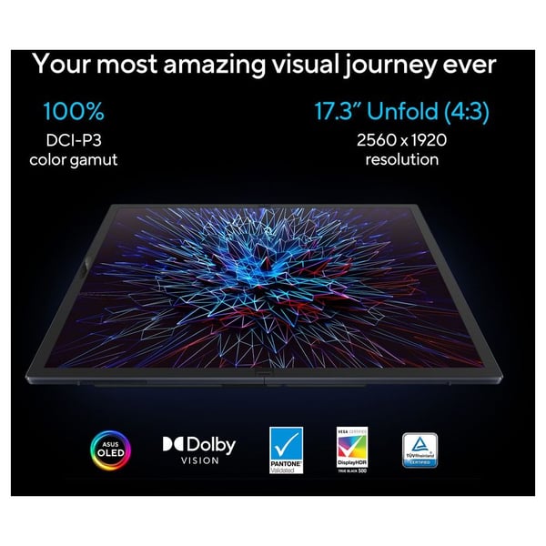 Buy Asus Zenbook 17 Fold OLED UX9702AA-OLED007W Laptop – Core i7 1.1GHz ...