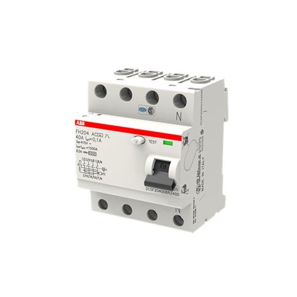 Buy ABB 40A 4P 100MA Earth Leakage Circuit Breaker Online in UAE ...