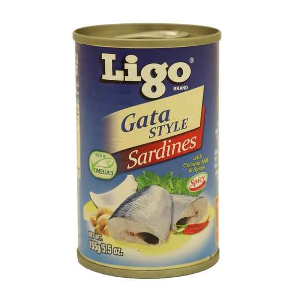 Buy Ligo Sardines Gata Style 155gm Online in UAE | Sharaf DG