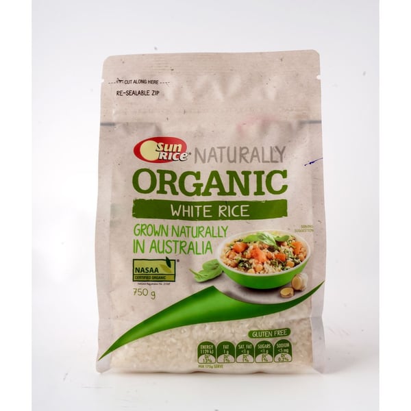SunRice Organic White Rice 750gm price in Bahrain, Buy SunRice Organic ...