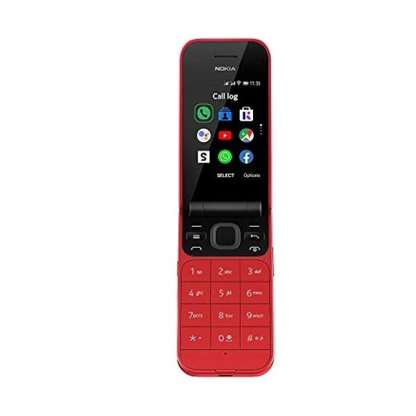 Buy Nokia 2720 Flip 4GB Red Dual Sim Mobile TA1170 Online in UAE ...
