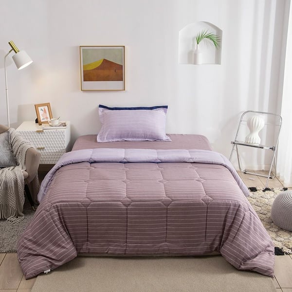 Buy RISHAHOME 3 Piece Single Size Comforter Set (1 comforter+1 fitted ...