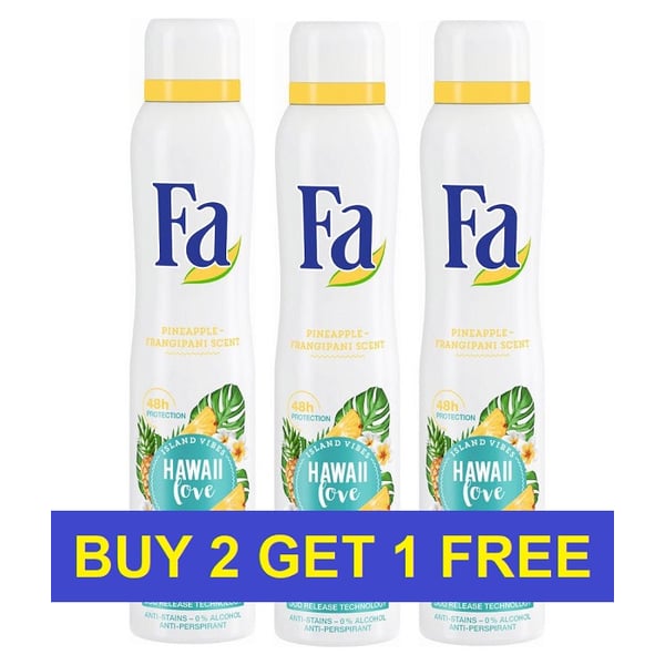 FA Pineapple Frangipani Scent Deo 200ml 3pcs price in Bahrain, Buy FA Pineapple Frangipani Scent ...