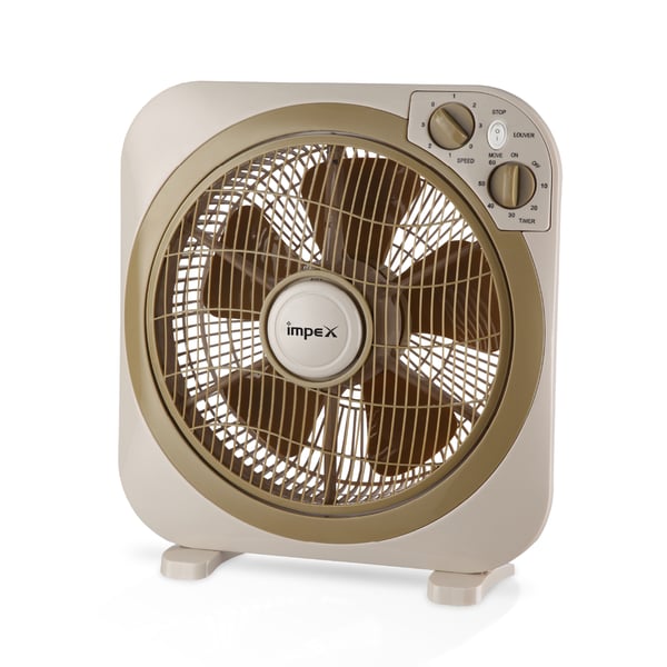 Buy Impex Bf 7512 50 Watts 12 Inch Box Fan With 3 Speed Modes Online in ...