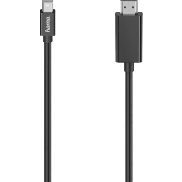 Buy Hama Mini-DP Plug Video Cable 1.5m Black Online in UAE | Sharaf DG