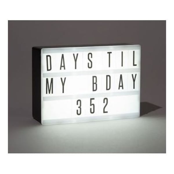 Buy TYPO Micro Light Box Black Rectangle Online in UAE | Sharaf DG