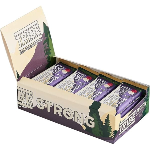 Tribe White Chocolate & Raspberry Flavour 46g Pack of 16 Online ...