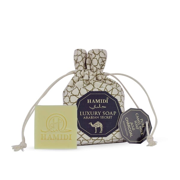 Buy Hamidi Luxury Soap Arabian Secret Camel Milk Charcoal Soap ...