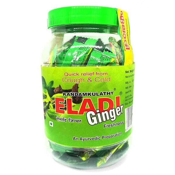 Buy Kandamkulathy Eladi Ginger Chewed Tablets 200pcs. – Ayurvedic ...