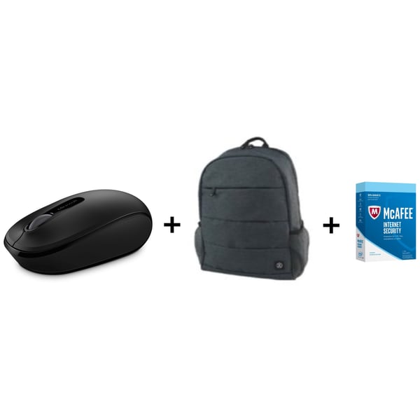 Microsoft U7Z00004 Wireless Mobile Mouse 1850 + Xcell BP100 Backpack ...