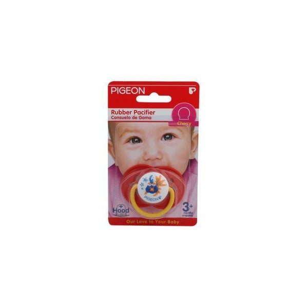 Buy Pigeon Rubber Pacifier Olive Red Online in UAE | Sharaf DG