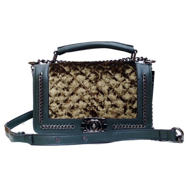 Smaster CHAIN GREEN 002 ChainAll Seasonal Pu Leather Shoulder Bag price ...