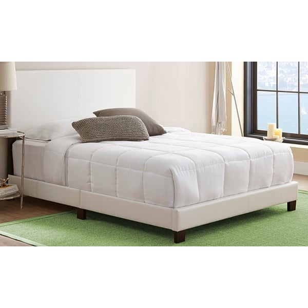 Buy Sleep Sync Zander Padded Upholstered Leather Platform Bed King Bed ...