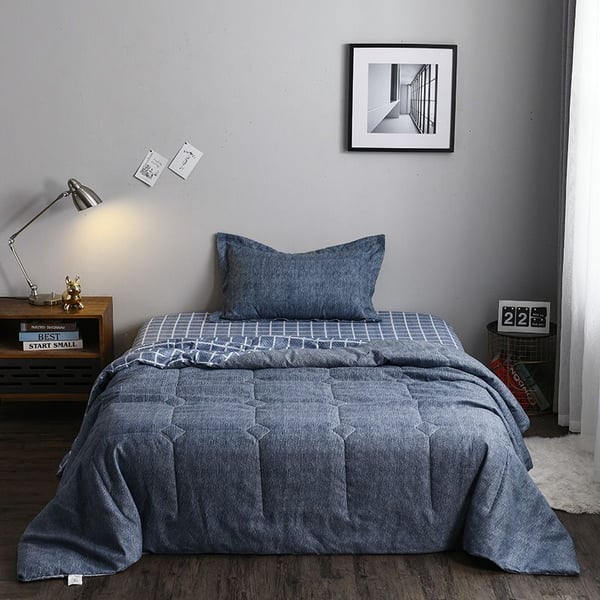 RISHAHOME 3pcs Single Size Comforter Set Beira Ash Online Shopping on ...