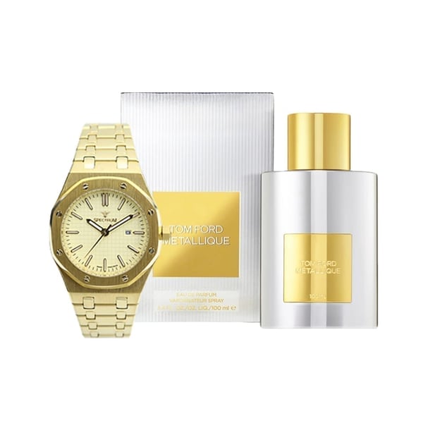 Buy Spectrum Challenger Stainless Steel Women’S Gold Watch – S12566L-1 ...