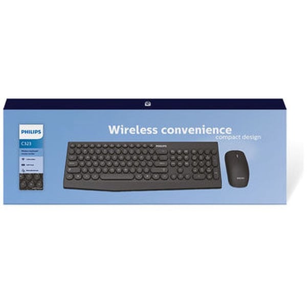 Buy Philips Wireless Keyboard and Mouse Combo Black Online in UAE ...