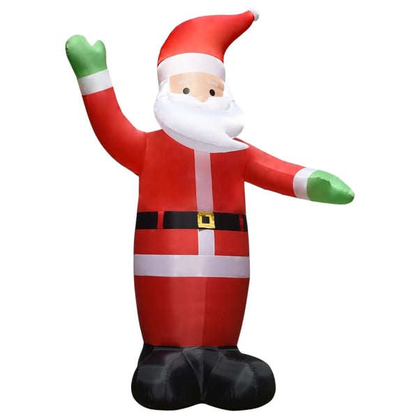 Buy vidaXL Inflatable Santa Claus with LEDs Christmas Decoration IP44 4 ...