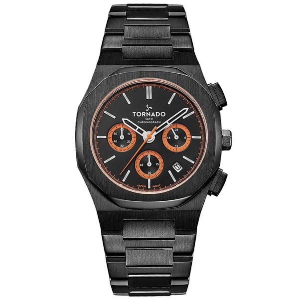 Buy Tornado Men’s Chronograph Black Dial Watch – T21102-bbbbo Online in UAE | Sharaf DG