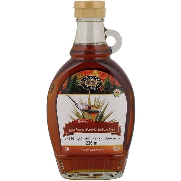 L B Maple Organic Agave Flavour Syrup 236ml Online Shopping on L B ...