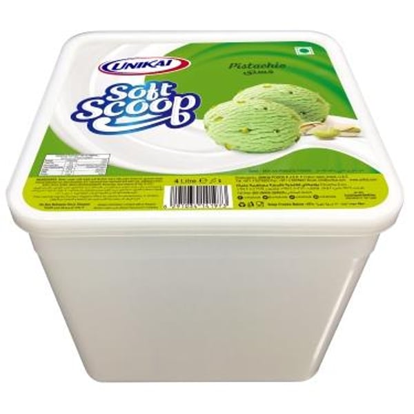 Buy Unikai Soft Scoop – Pistachio Ice Cream – Party Pack 4L Online in ...