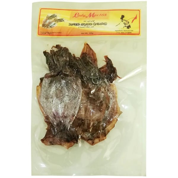 Buy Lady Mae Dried Squid Pusit Butterfly Cut 100gm Online in UAE ...