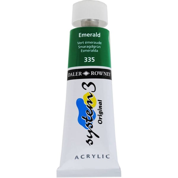 Buy Daler Rowney Acrylic Colors System 3 Emerald Online in UAE | Sharaf DG