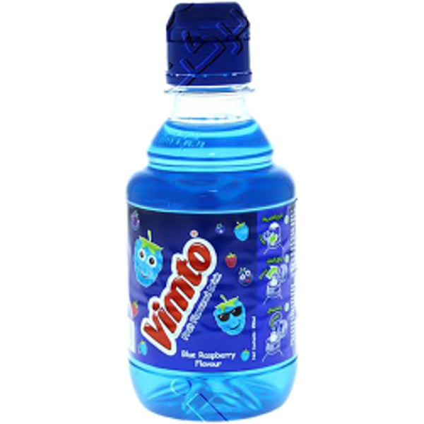 Buy Vimto Fruit Flavoured Drink 250ml Blue Rasberry Flavour Online in ...
