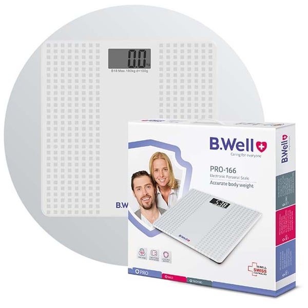 Buy B.well Pro-166 Electronic Personal Weighing Scale Online in UAE ...